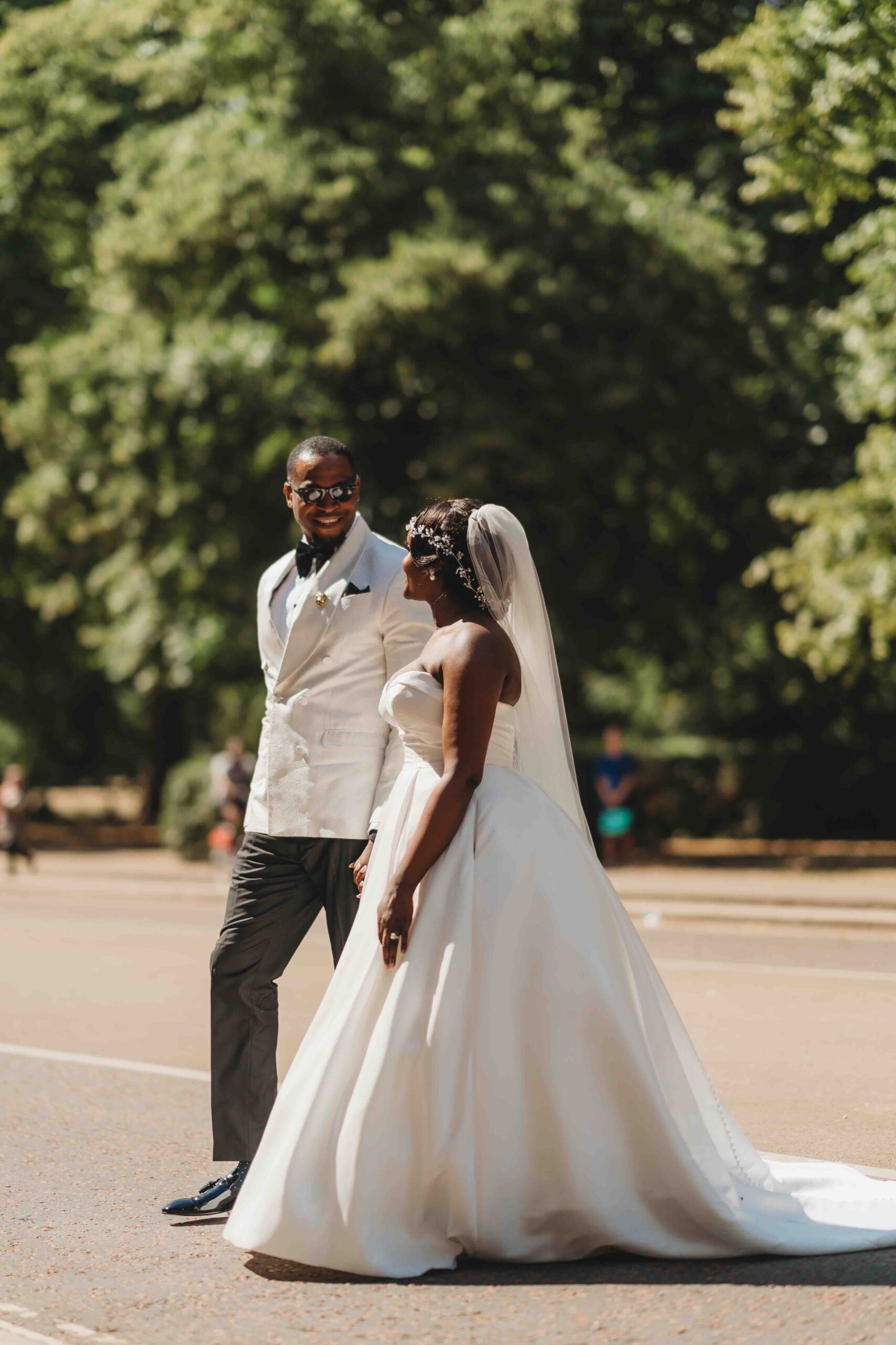 Mandarin Oriental Central London Wedding Vibrant Purple Decor